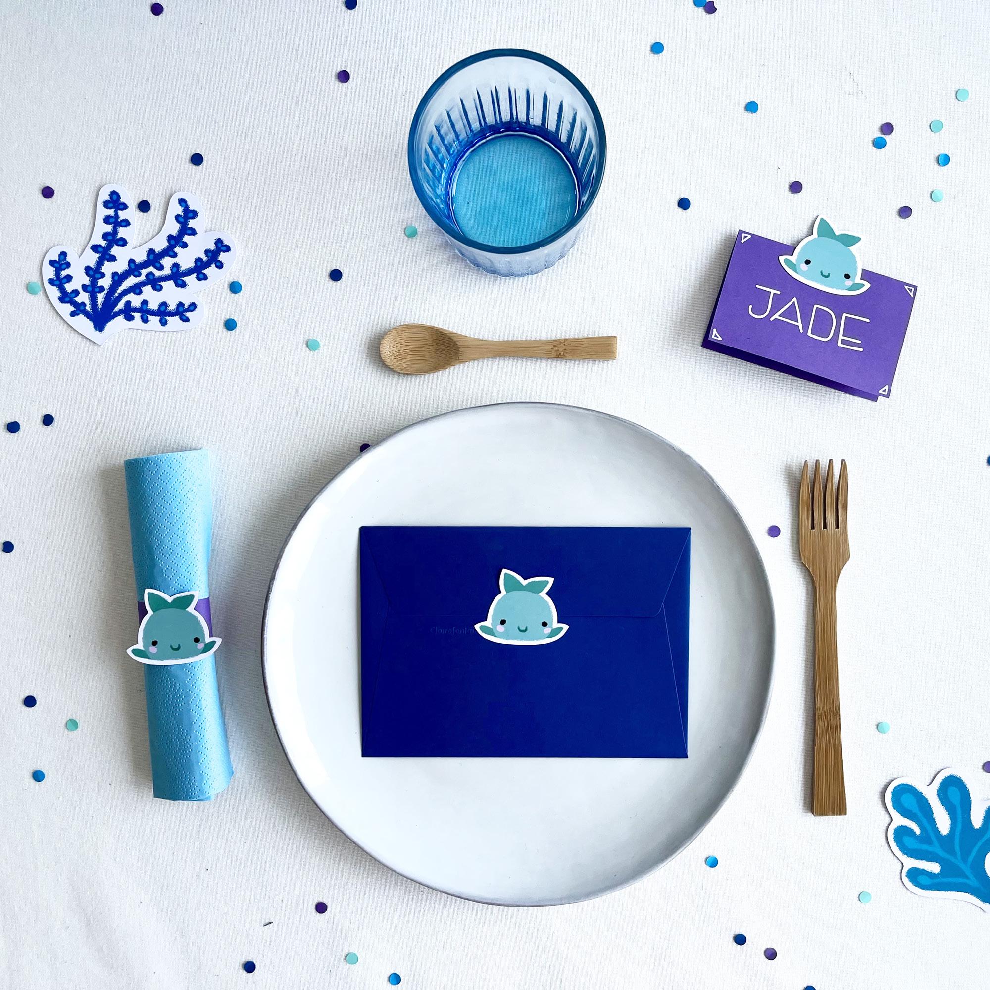 Sea Creatures Party Printables: DIY Kids Birthday Decorations (PDF ...
