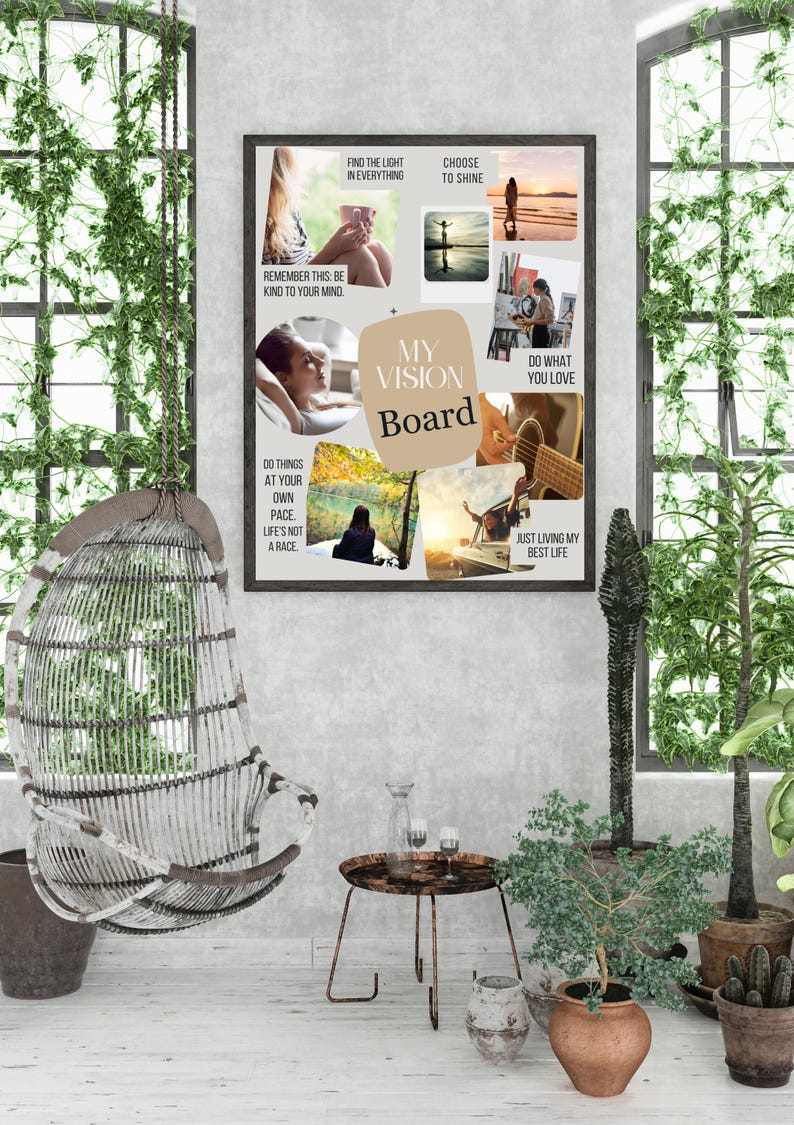 Vision Board Kit: 2026 Goals, Travel, Fitness (digital Download) - Etsy