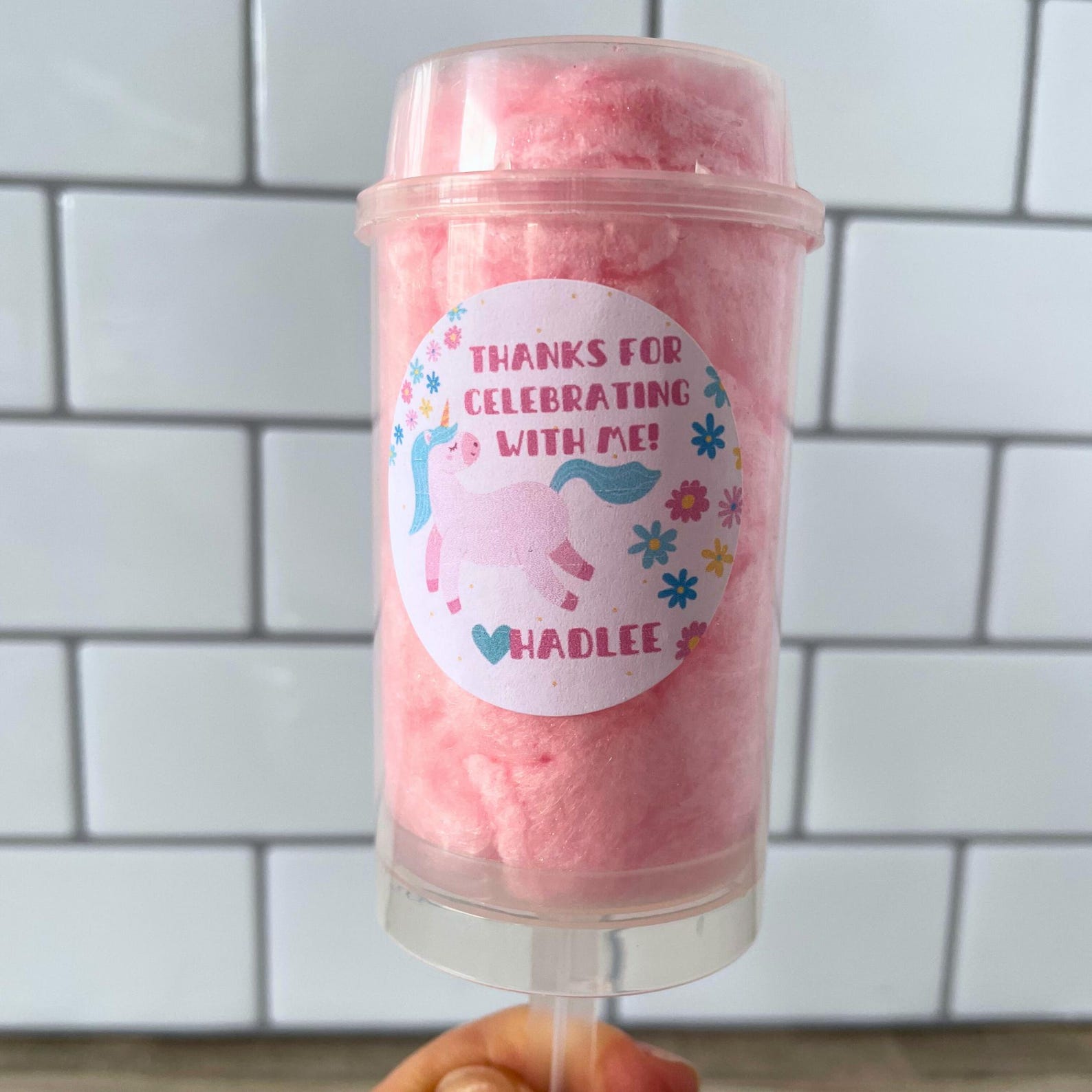 All Natural Cotton Candy Push Pops, Party Favors - Etsy