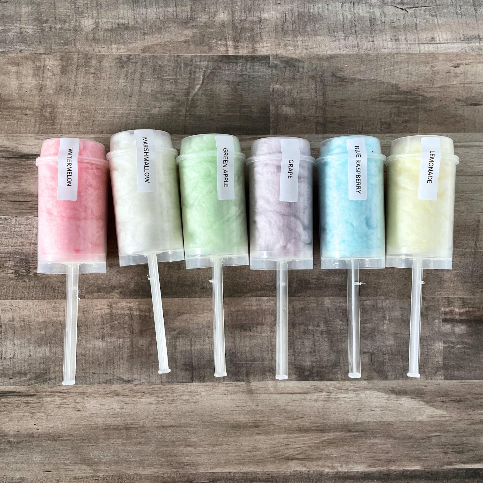 All Natural Cotton Candy Push Pops, Party Favors - Etsy