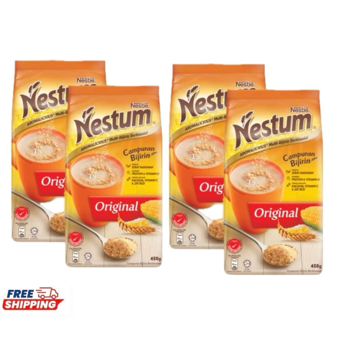 NESTLE NESTUM All Family Cereal Original 1.8kg (450g X 4 Packs) Multi ...