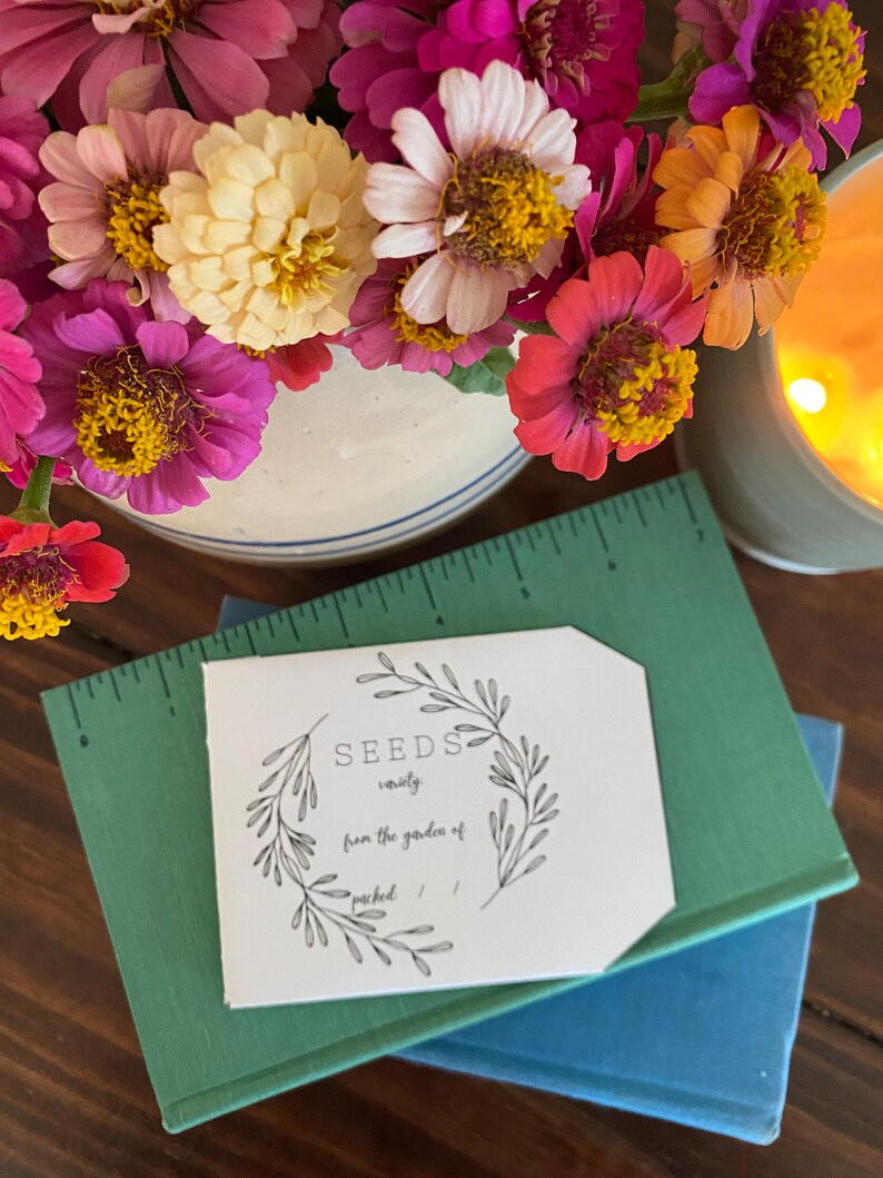 Cottagecore Garden Seed Packet Template: Printable Seed Saver (digital ...