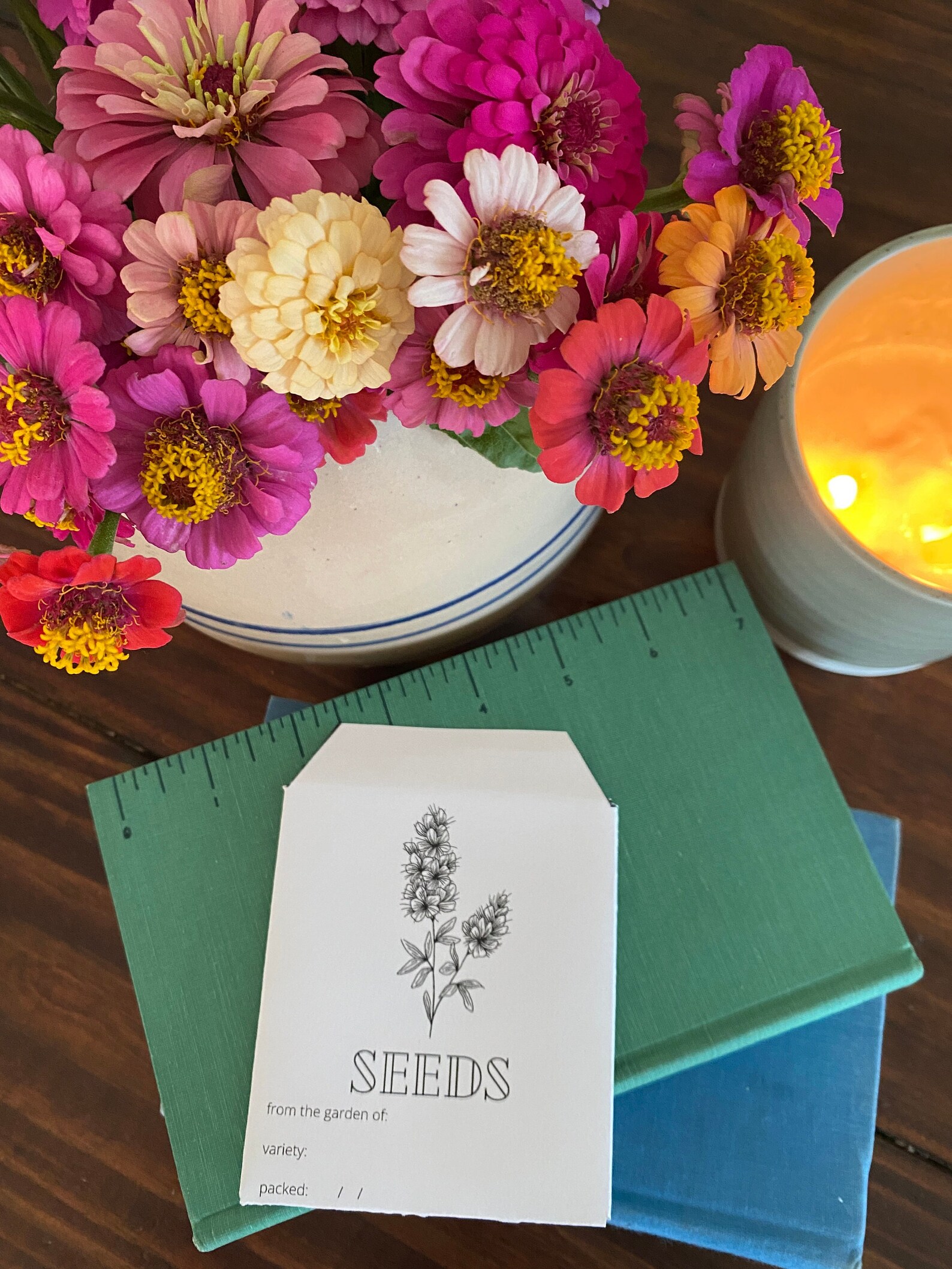 THREE PACK Printable Garden Seed Packet / Seed Envelope / Downloadable ...