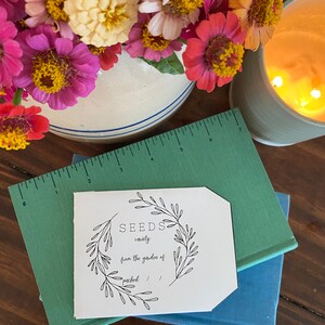 Cottagecore Garden Seed Packet Template: Printable Seed Saver (digital ...