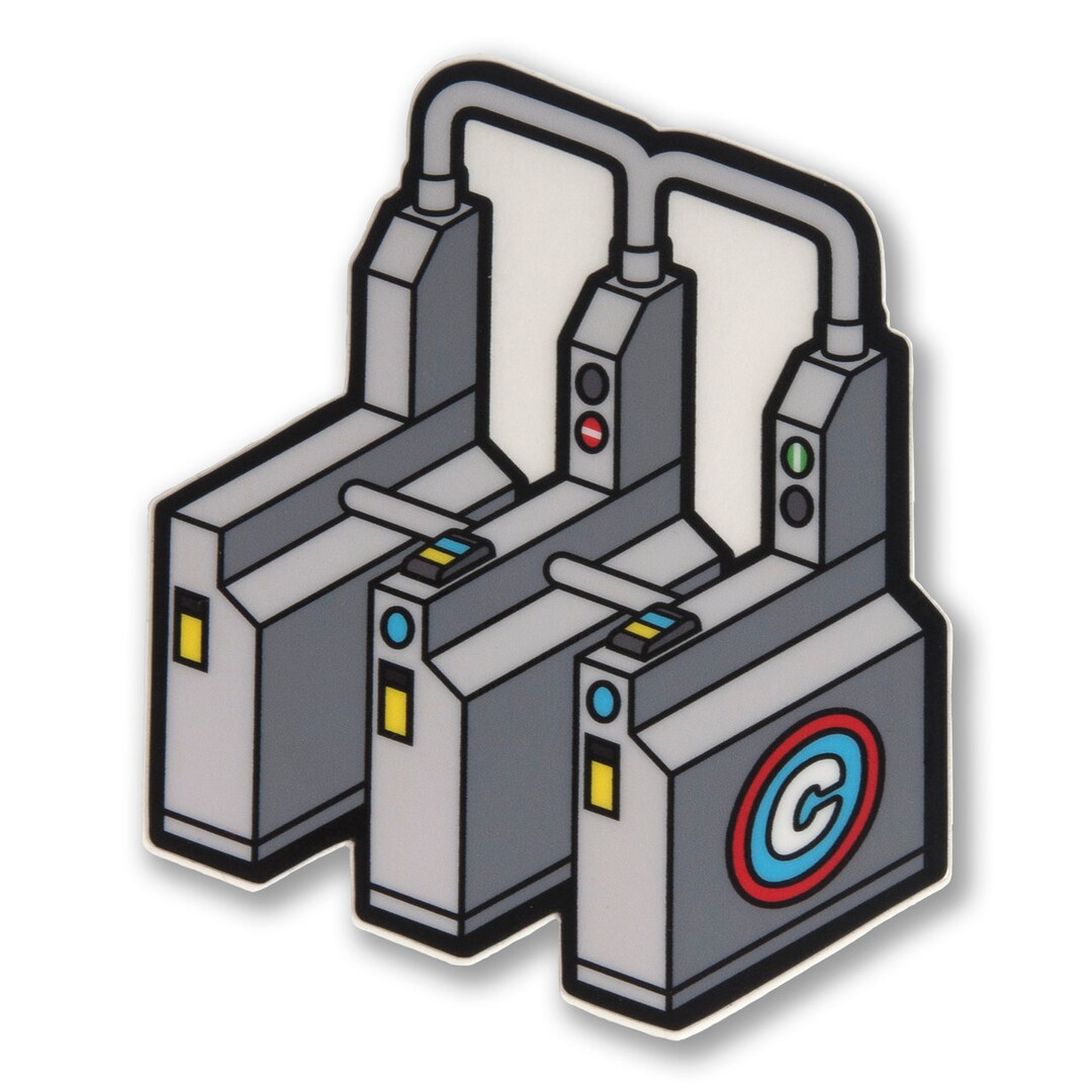Chicago Transit Turnstile Sticker CTA Gift, Chicago Sticker, El Train ...