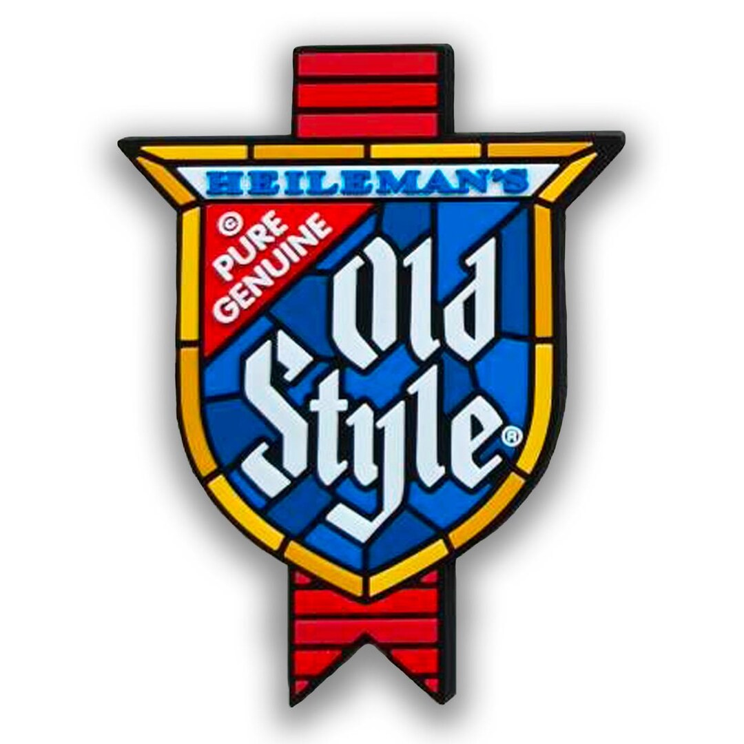 Old Style Stained Glass PVC Magnet - Old Style Magnet, Midwest Beer ...