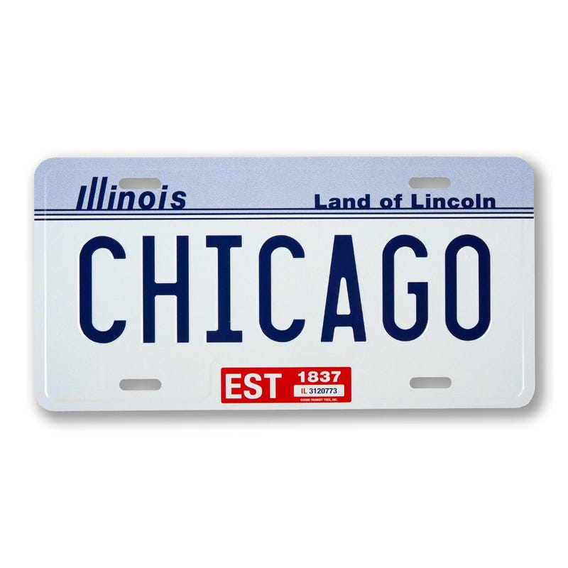 Chicago Vintage Plate - Etsy