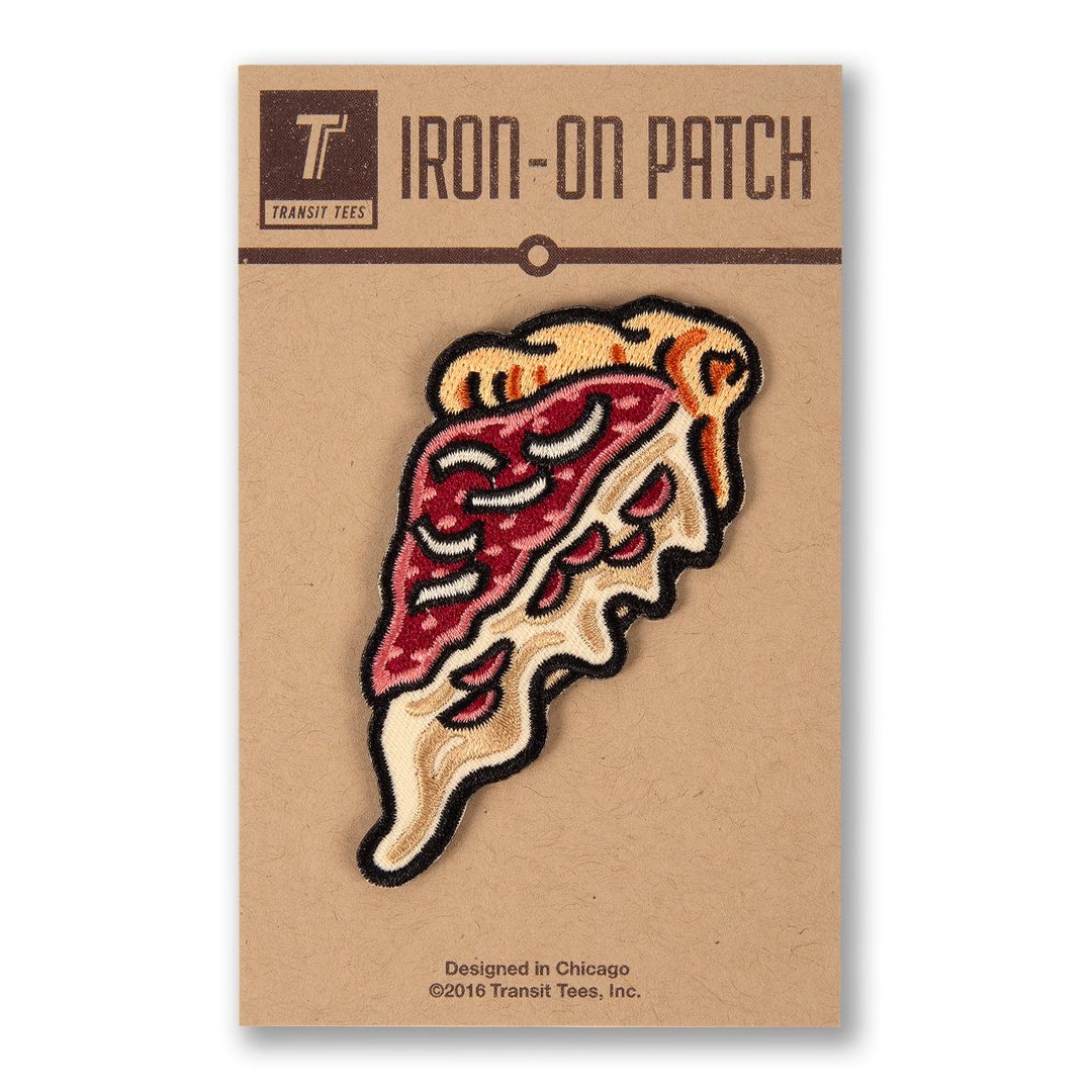 Deep Dish Pizza Patch - Pizza Patch, Chicago Patch, Chicago Pizza Gift ...
