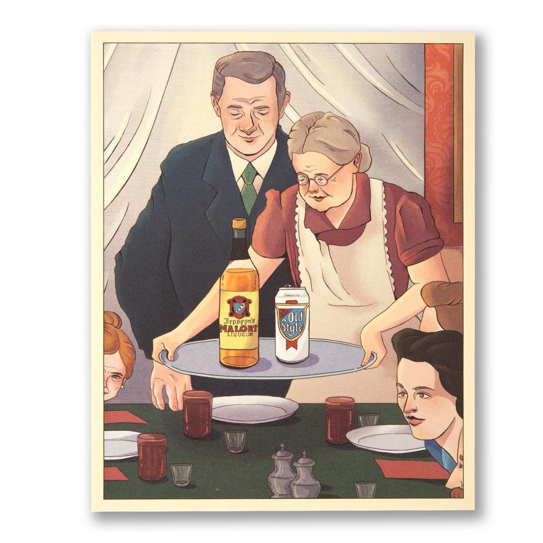Chicago Handshake Feast Print - 8" X 10" - Chicago Handshake, Old Style ...
