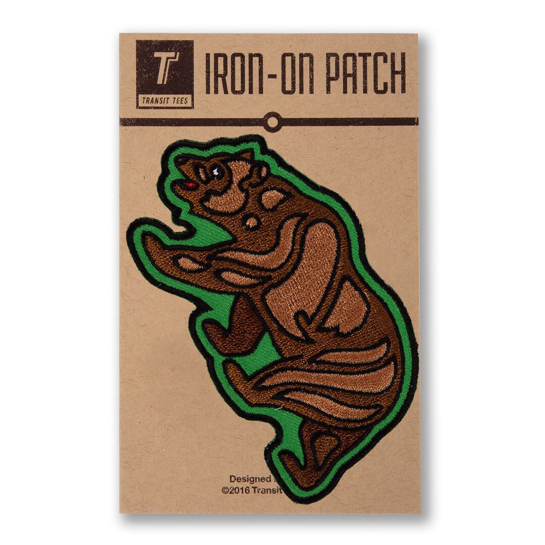 Cali Flag Bear Patch - California Iron on Patch, California Flag Gift ...