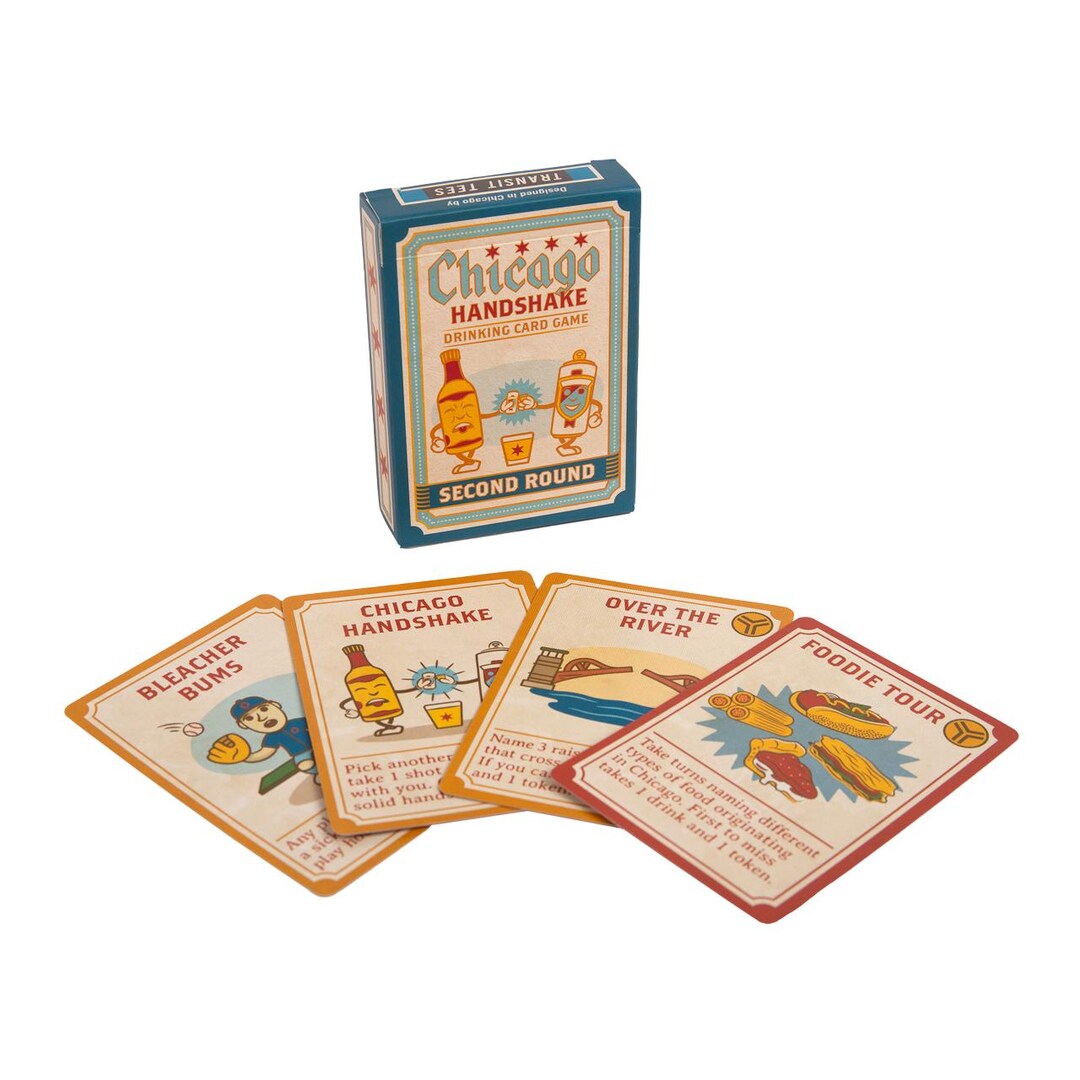 Chicago Handshake Drinking Card Game - Second Round - Expansion Deck ...