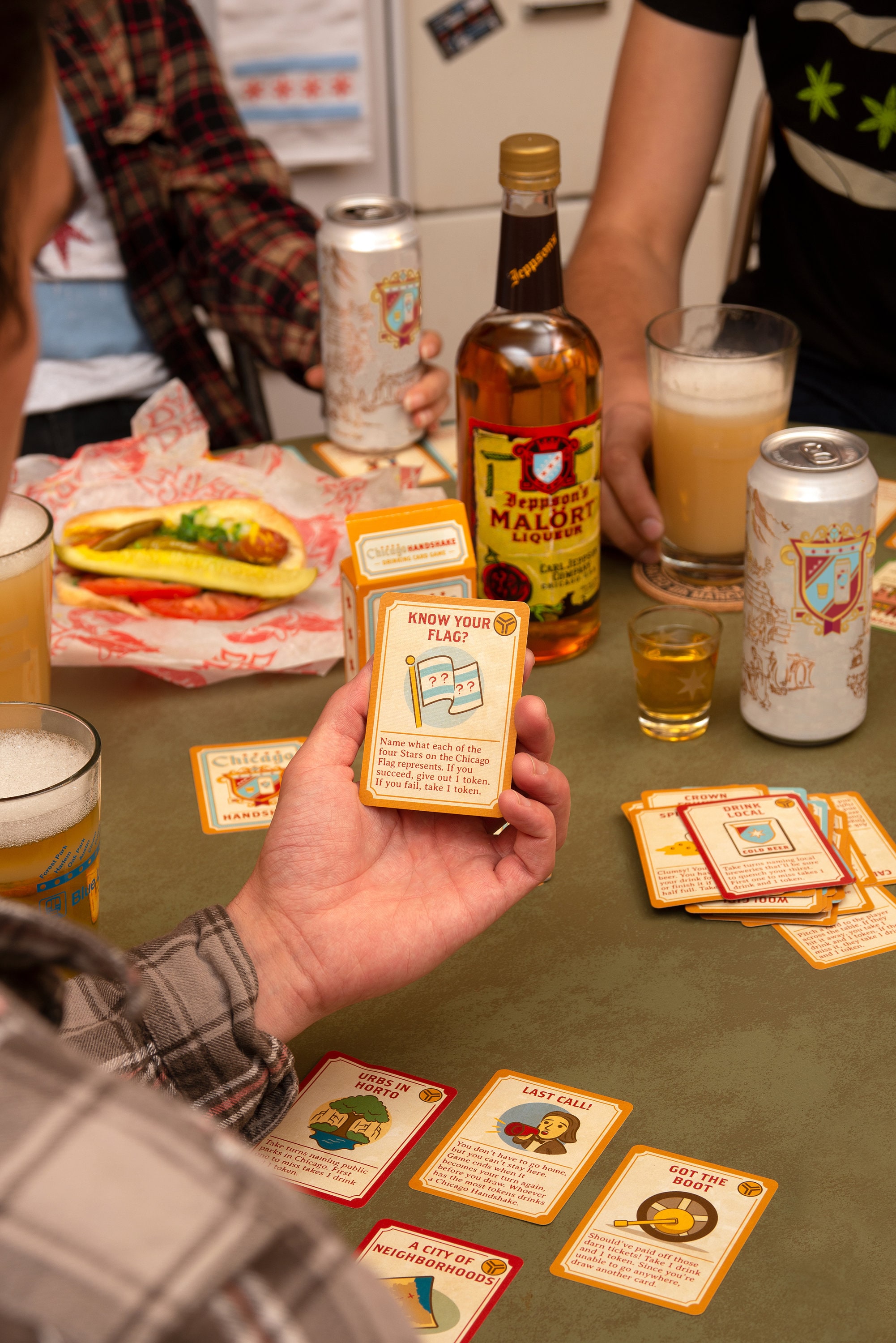 Chicago Handshake Drinking Card Game- Drinking Game, Chicago Card Game ...