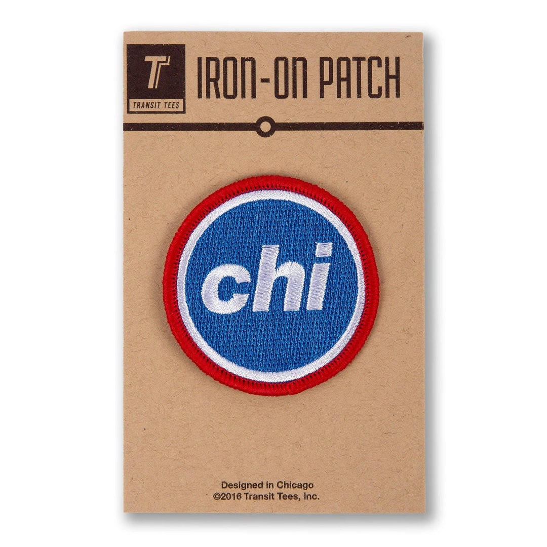 CHI Authority Patch - Chicago Patch, Chicago Train Lines Gift, Iron on ...