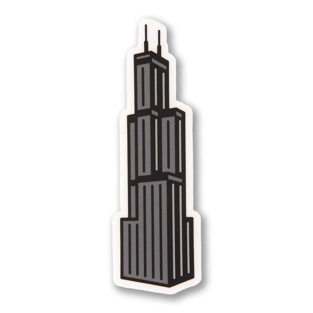 Chicago's Tallest Tower Sticker - Chicago Sticker, Chicago Gift ...
