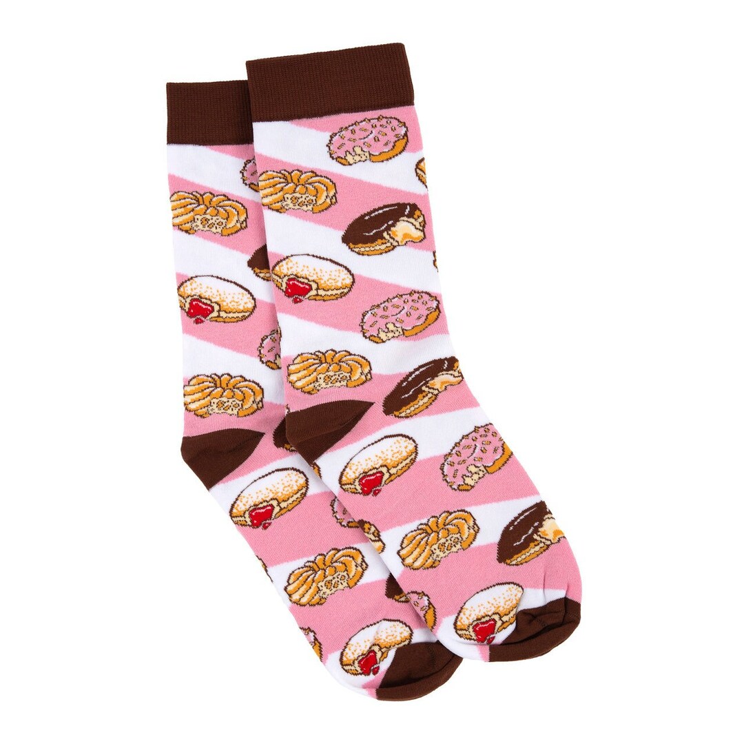 Donut Party Dress Socks - Donut Socks, Donut Gift, Boston Socks Gift ...