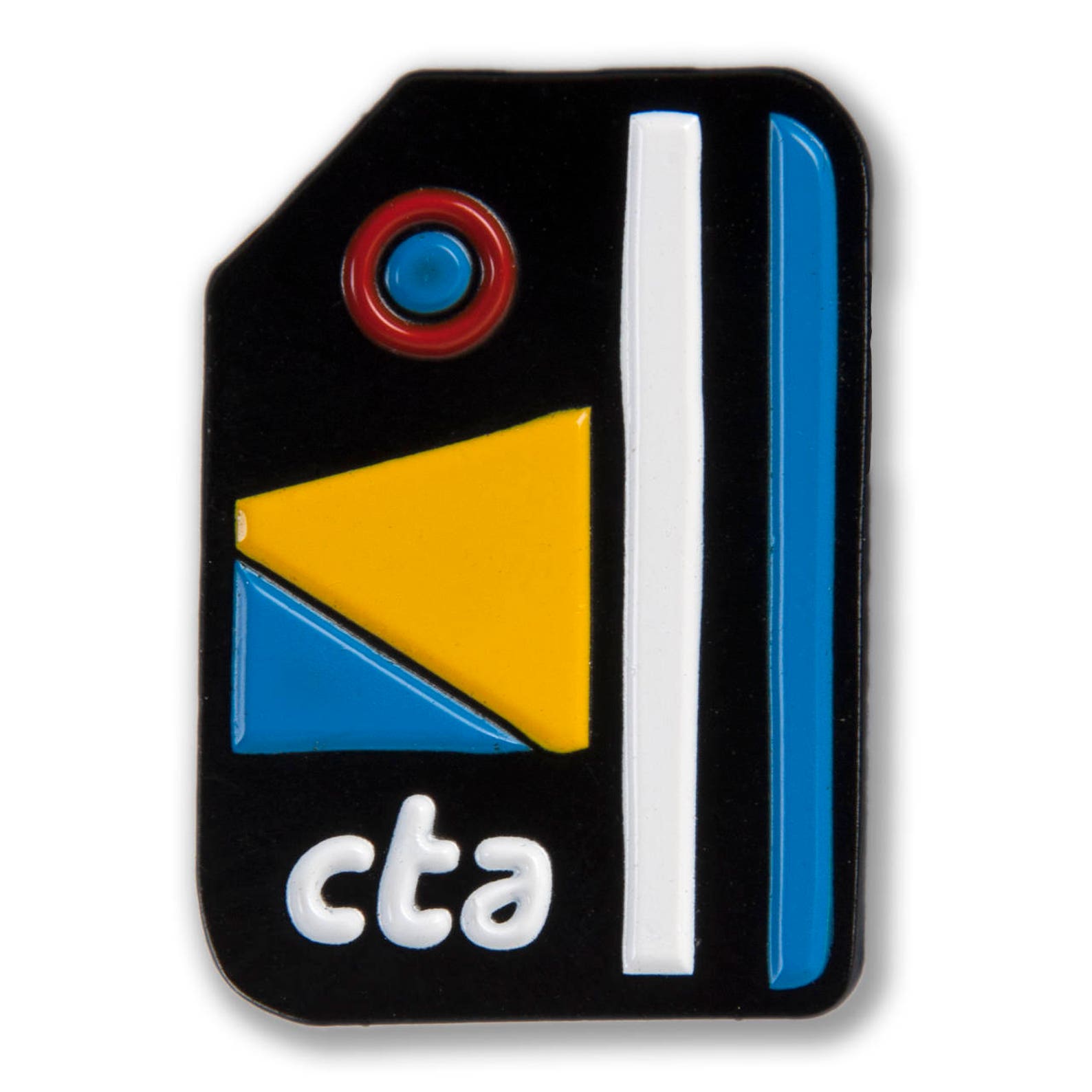 Vintage Chicago CTA Card Enamel Pin Cast in Metal CTA - Etsy