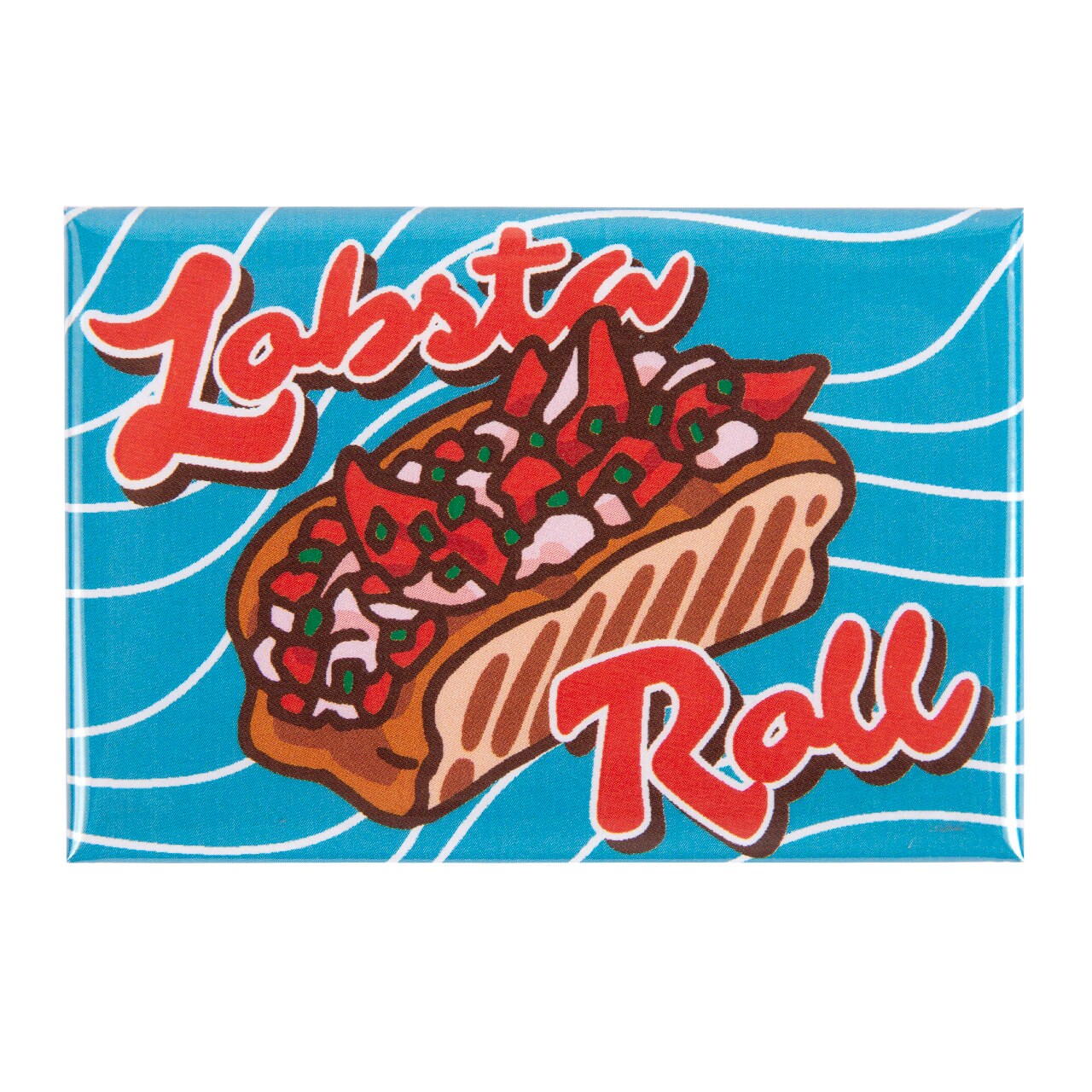 Lobster Roll 3 X 2 Magnet Boston Magnet Lobster - Etsy