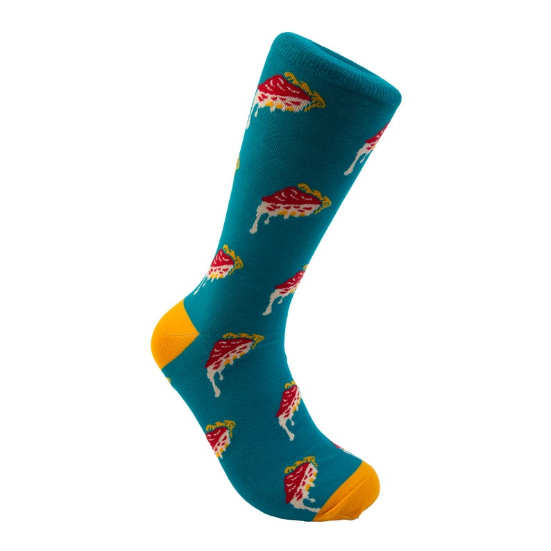 Chicago Deep Dish Pizza Dress Socks - Chicago Socks, Pizza Socks ...