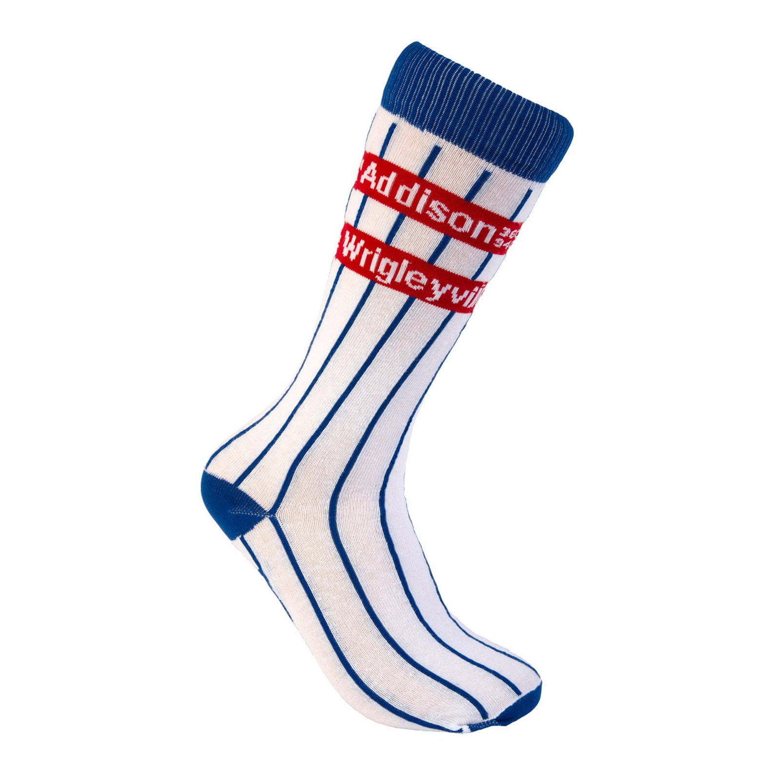 Addison Wrigleyville Pinstripe Dress Socks - Chicago Cubs Themed ...