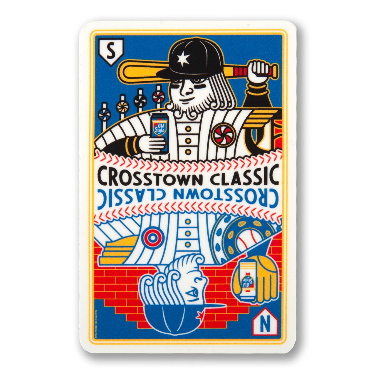 Crosstown Classic Sticker - Chicago Baseball Sticker, Old Style Sticker ...