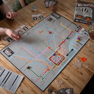 El: the Chicago Transit Adventure - CTA Board Game, Chicago Game ...