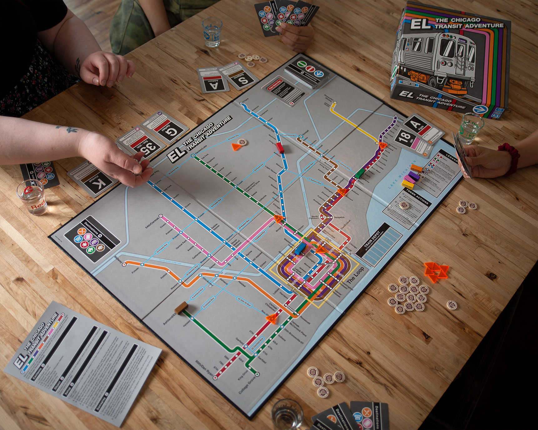 El: the Chicago Transit Adventure - CTA Board Game, Chicago Game ...