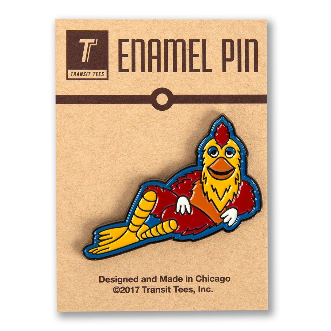 Cali Chicken Enamel Pin - San Diego Enamel Pin, Chicken Pin, California ...