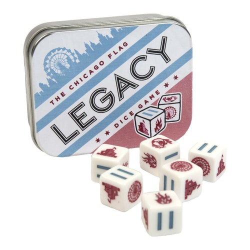 Legacy the Chicago Flag Dice Game Easy to Learn and Fast - Etsy
