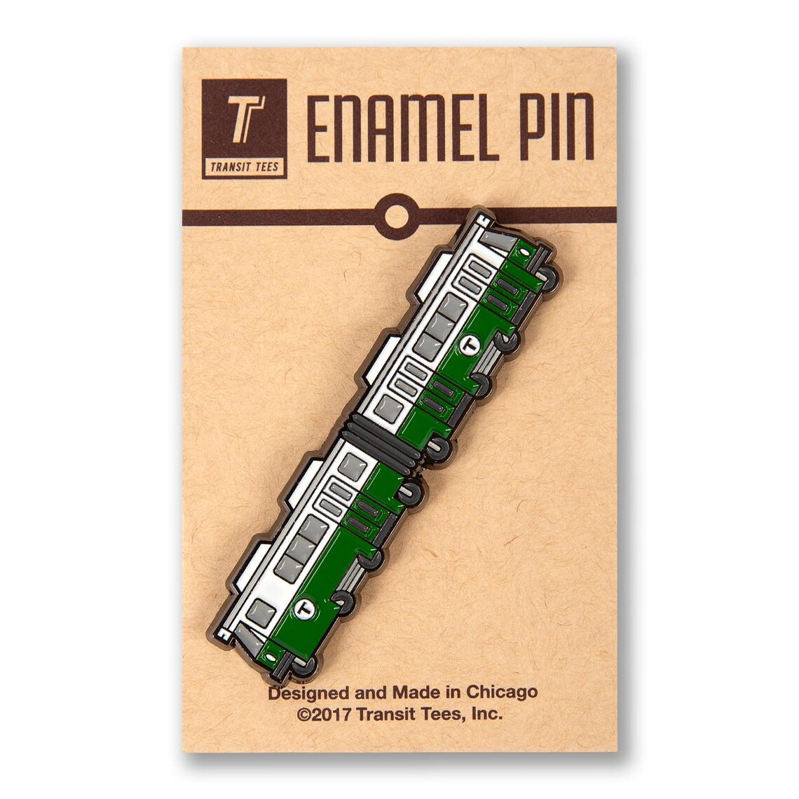 Boston "t" Line Enamel Pin - Green Line - Boston Pin, Boston Enamel Pin ...