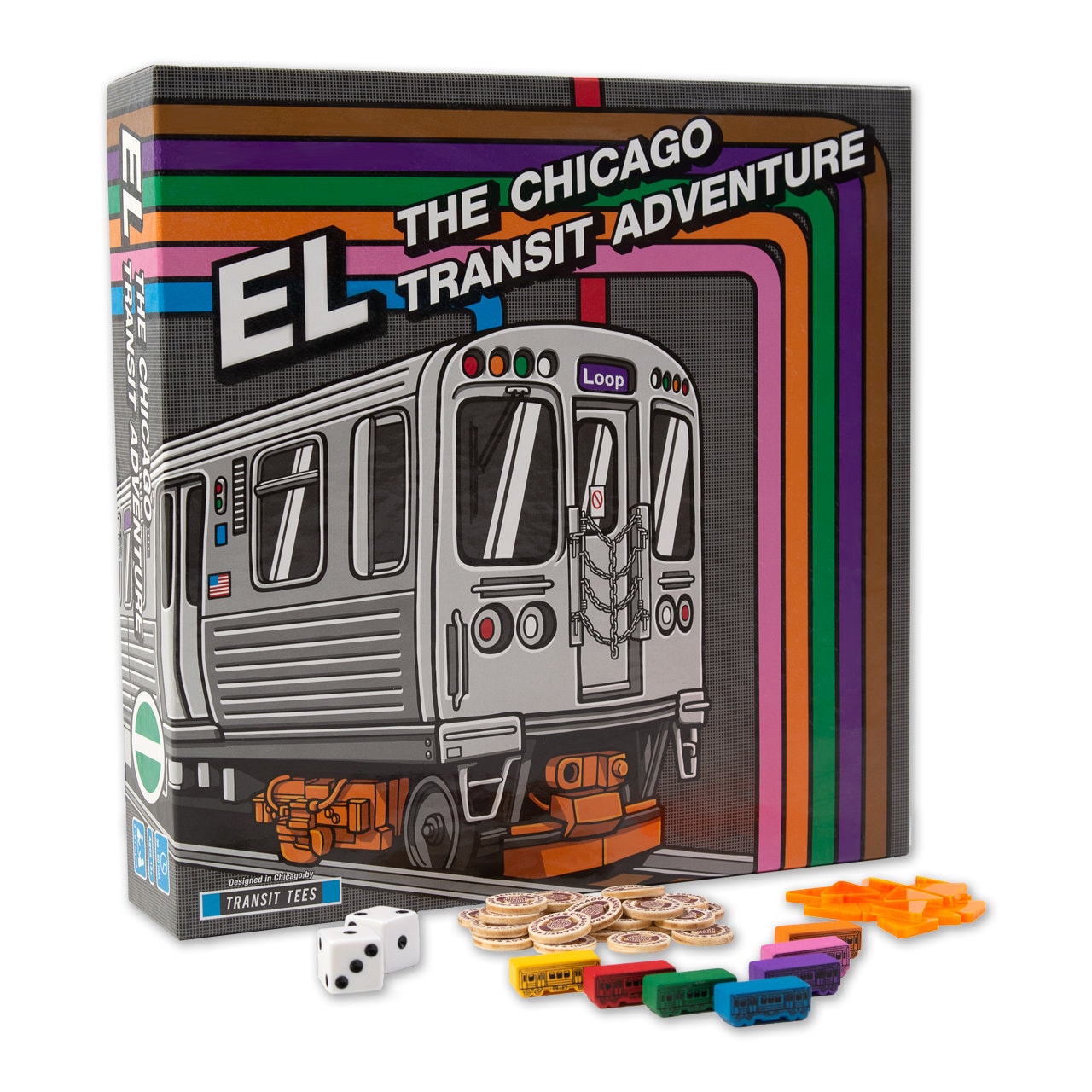 El: the Chicago Transit Adventure - CTA Board Game, Chicago Game ...