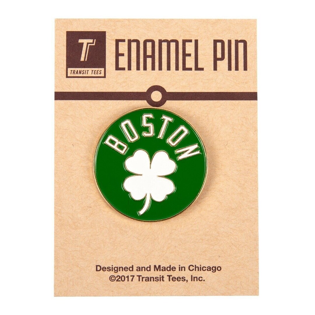 Boston Clover Enamel Pin - Boston Enamel Pin, Clover Enamel Pin, Boston ...