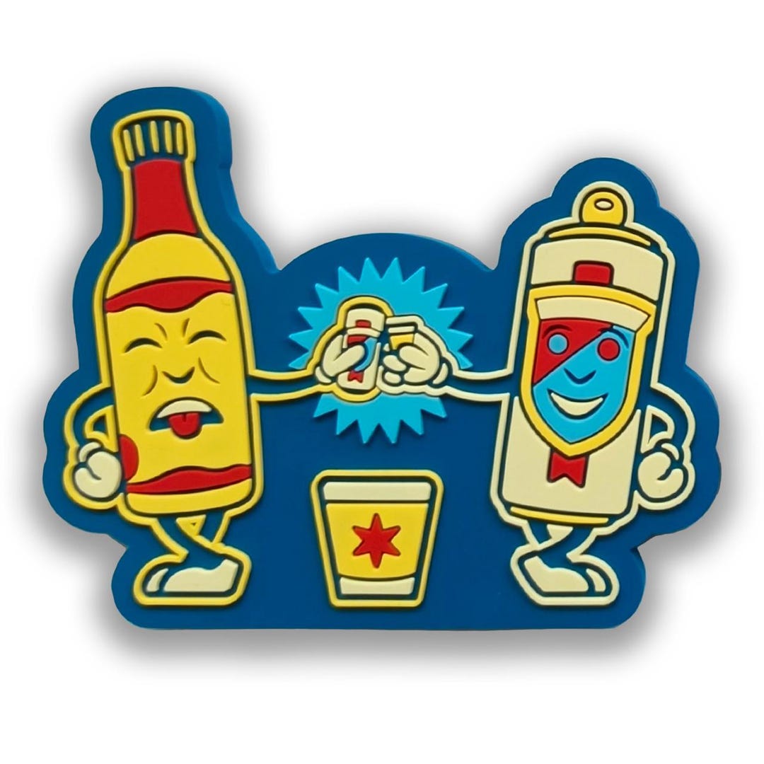 Chicago Handshake Mascot PVC Magnet - Chicago Magnet, Chicago Handshake ...
