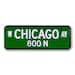 Chicago Street Sign Enamel Pin Cast in Metal Chicago - Etsy