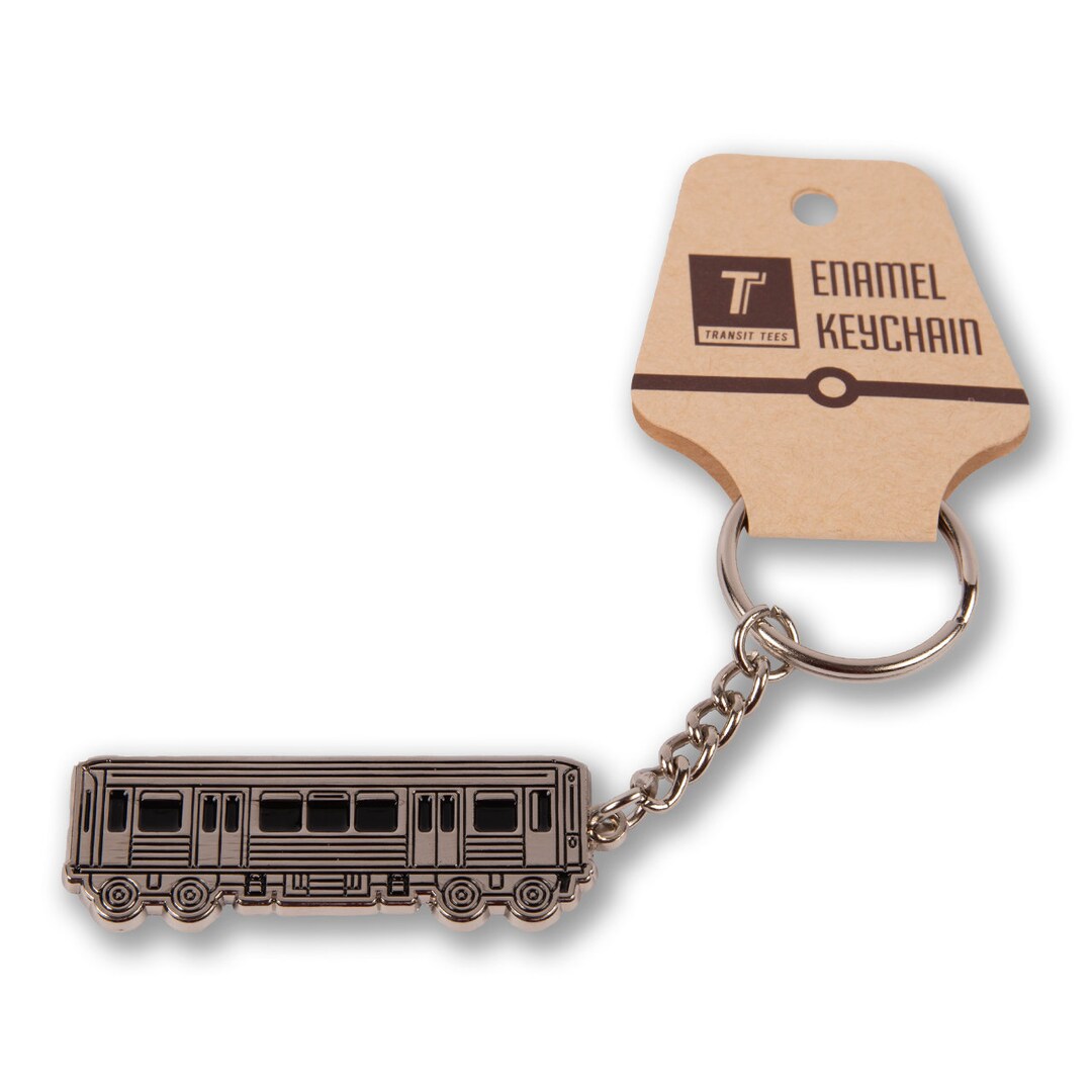 Metallic Chicago El Train Keychain - Cast in Antiquated Metal - CTA ...