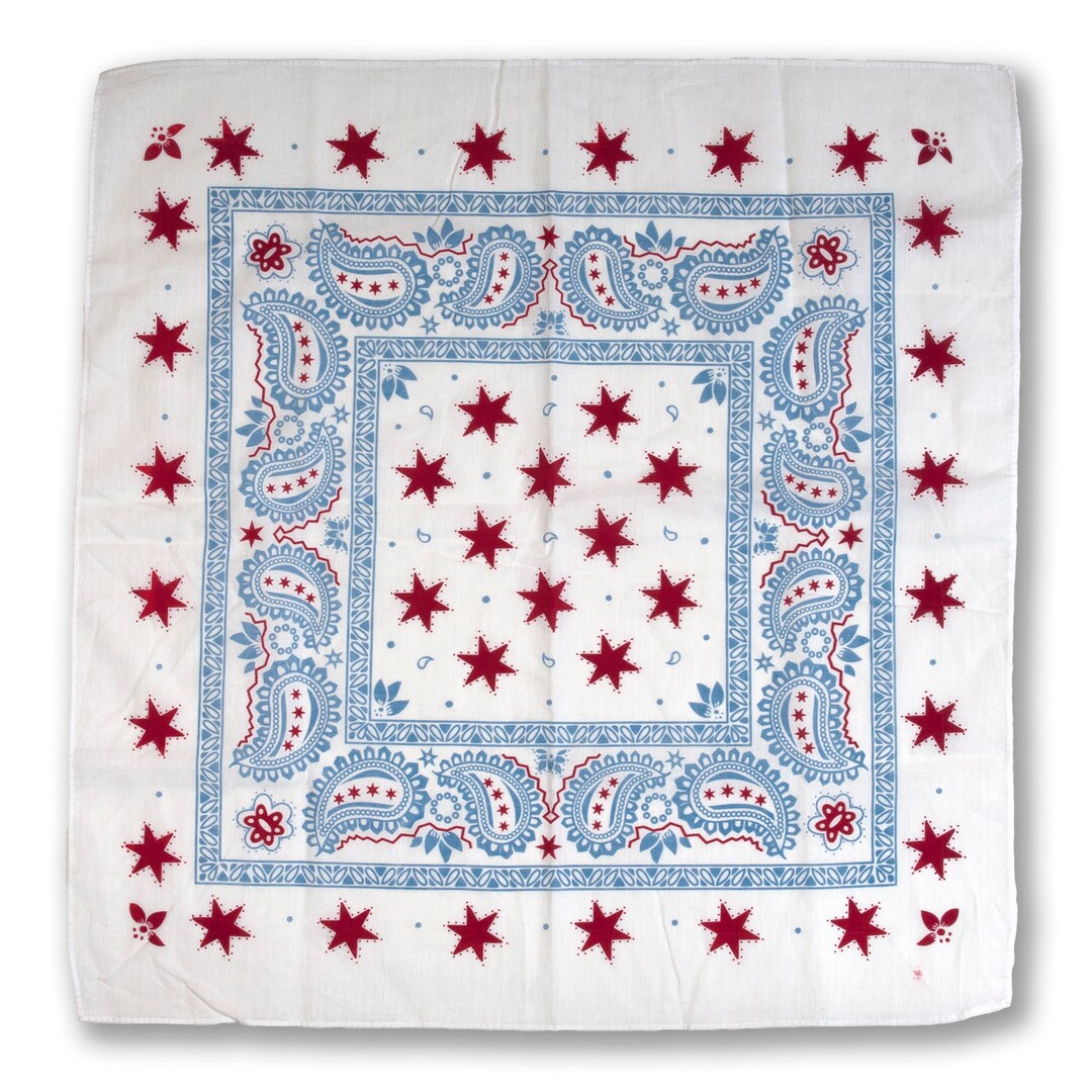 Chicago Flag Bandana - 100% Cotton - Classic Design With Chicago ...