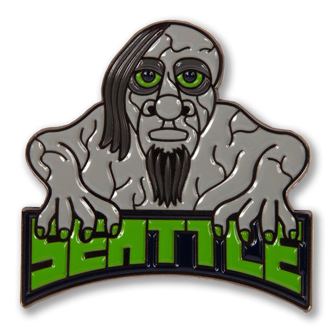 Seattle Troll Enamel Pin - Troll Enamel Pin, Seattle Enamel Pin ...
