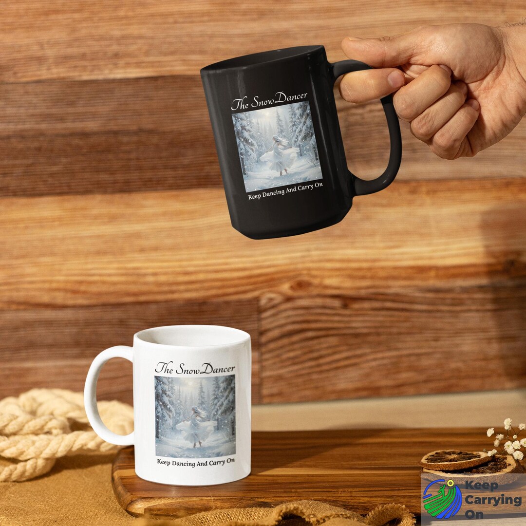 The Snowdancer: Magical Winter Dancer Ceramic Coffee Mug - Etsy