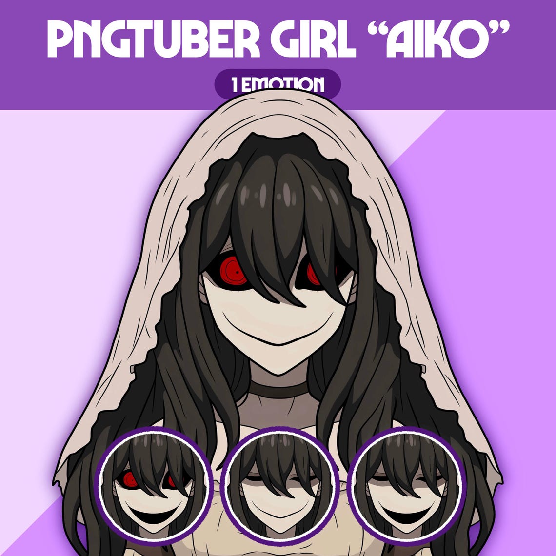 Cute Pngtuber Model | Girl Pngtuber Premade Model | Veadotube Model ...