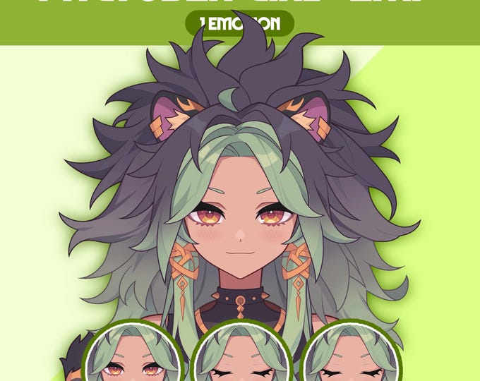 Cute Pngtuber Model | Mushroom Girl Pngtuber Premade Model | Veadotube ...