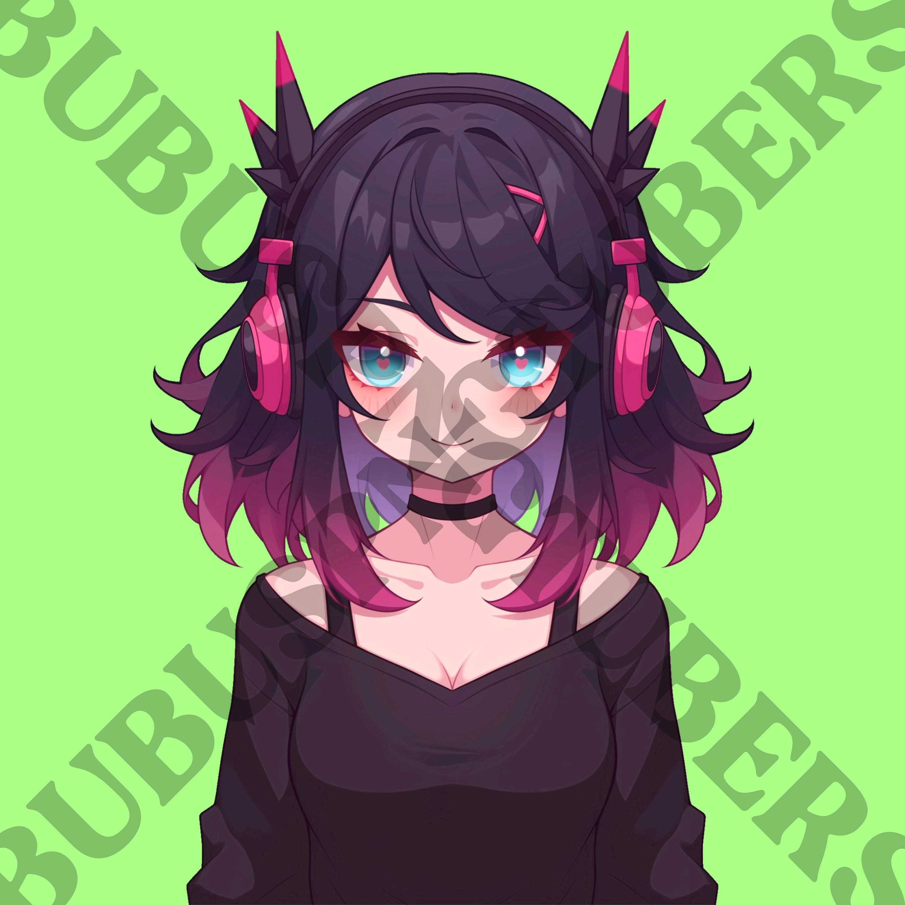 Cute Pngtuber Model | Girl Pngtuber Premade Model | Veadotube Model ...