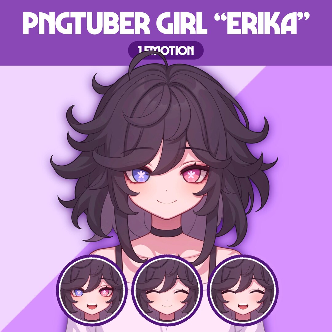 Cute Pngtuber Model | Girl Pngtuber Premade Model | Veadotube Model ...