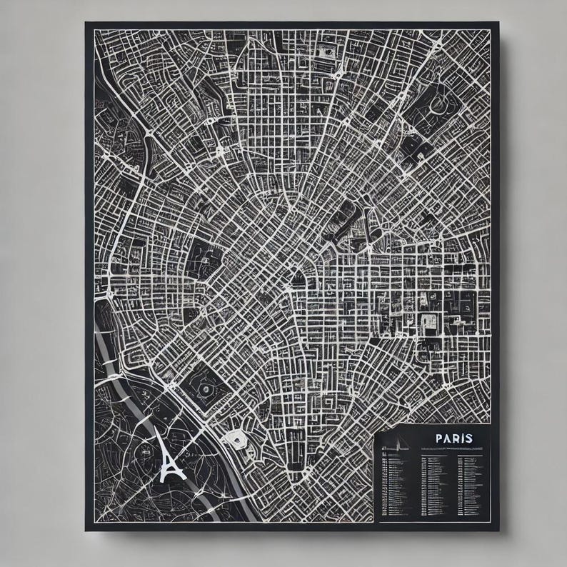 Custom City Map Digital Download - Personalized Map Print, City ...