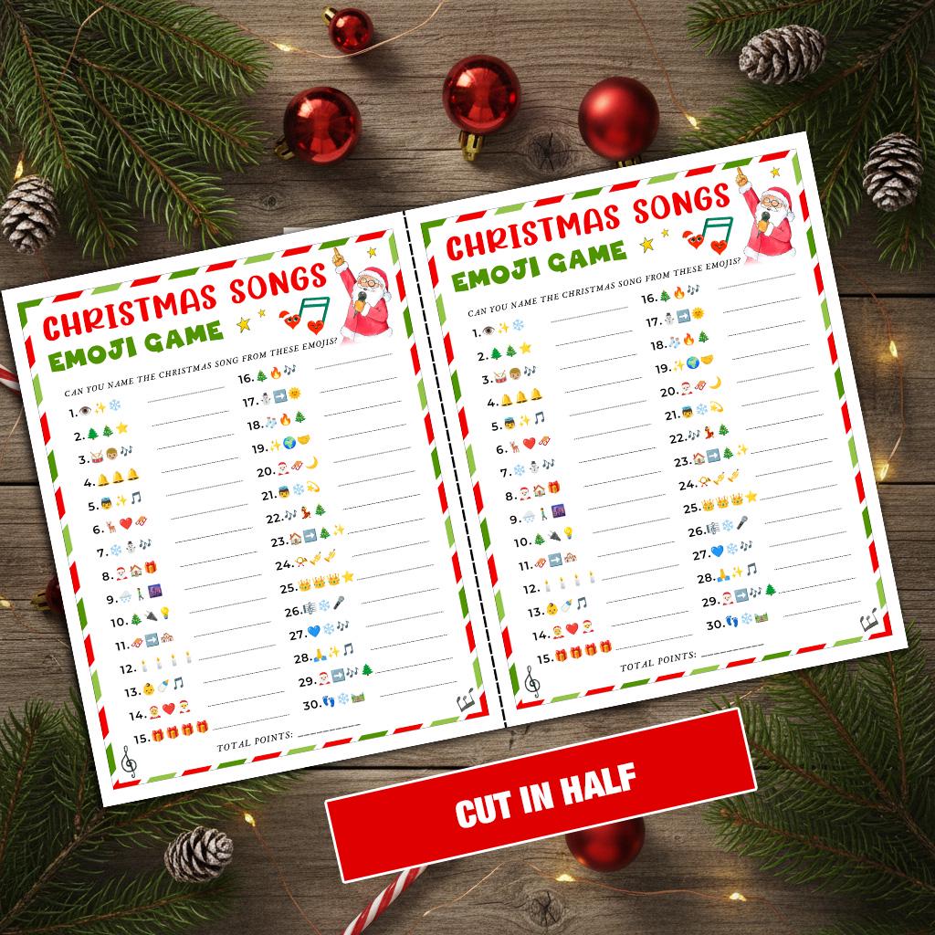 Christmas Song Emoji Game | Christmas Songs Game | Fun Christmas Games ...