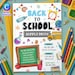 Editable School Supply Drive Flyer: Back to School Invitation (5x7 ...