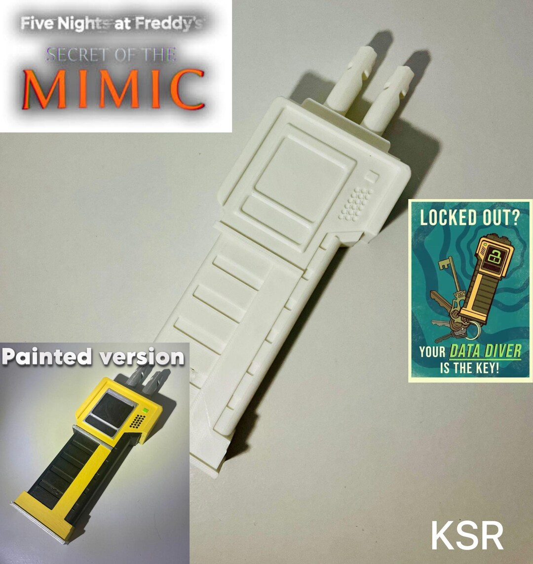 Secret of the Mimic Data Diver Stl(3d PRINTING FILE) FNAF Inspired - Etsy