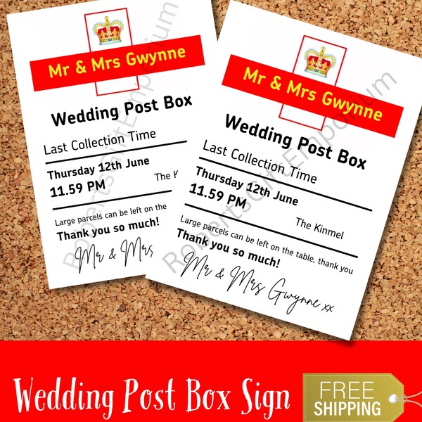 Post Box Sign - Etsy UK