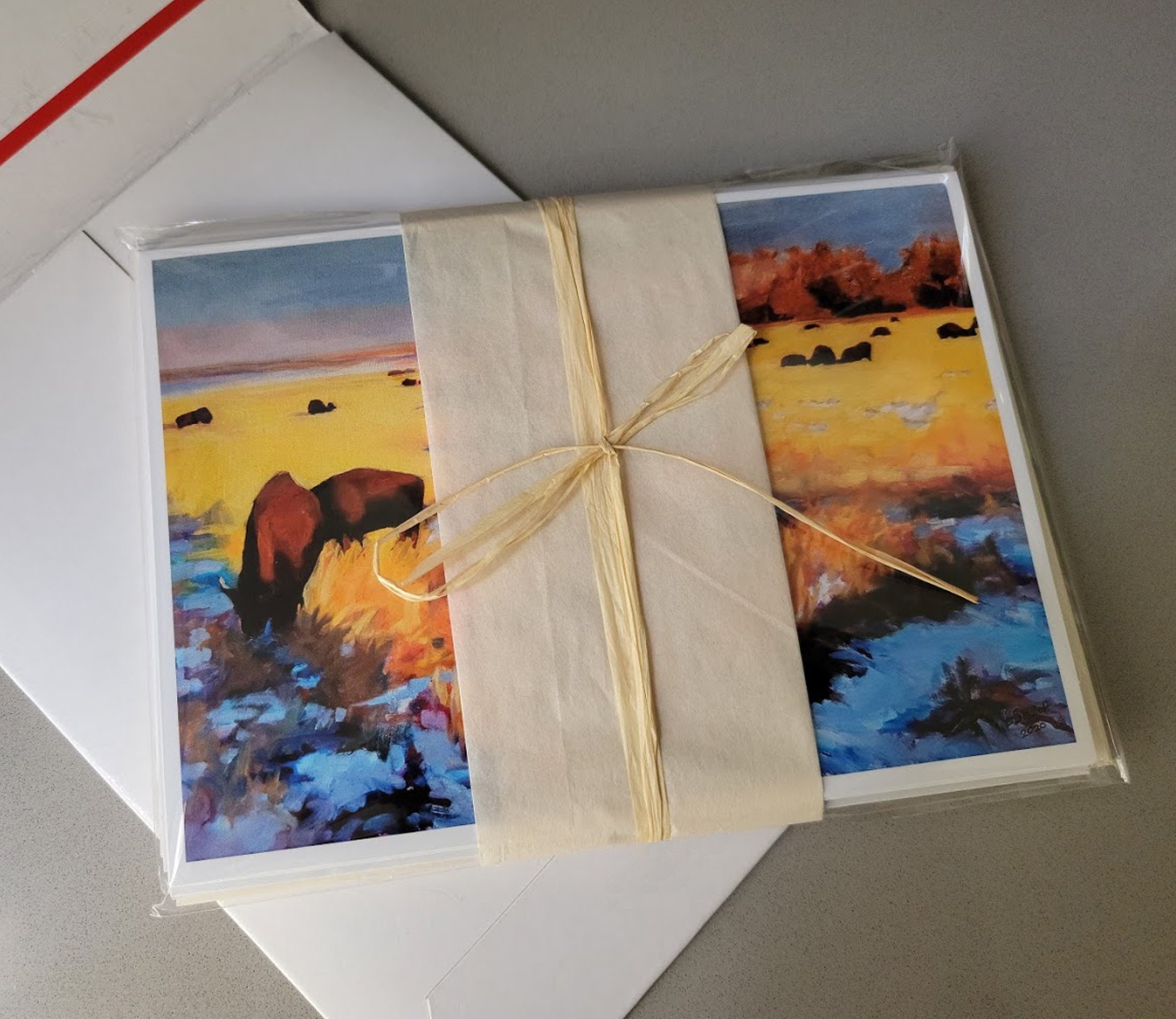 6 Blank Greeting Cards of Western Landscapes - Custom Order - From ...