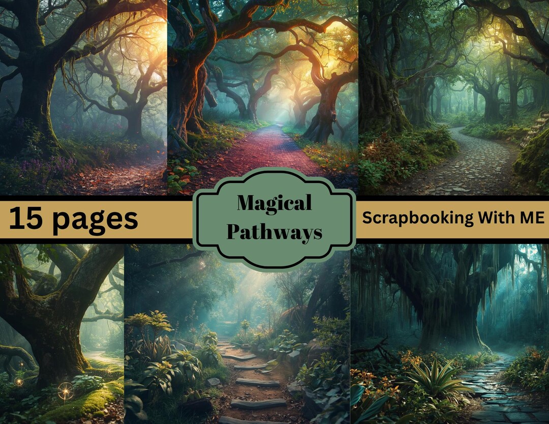 Magical Pathways Digital Download, Woodland Pathways, Woods, Woodland ...