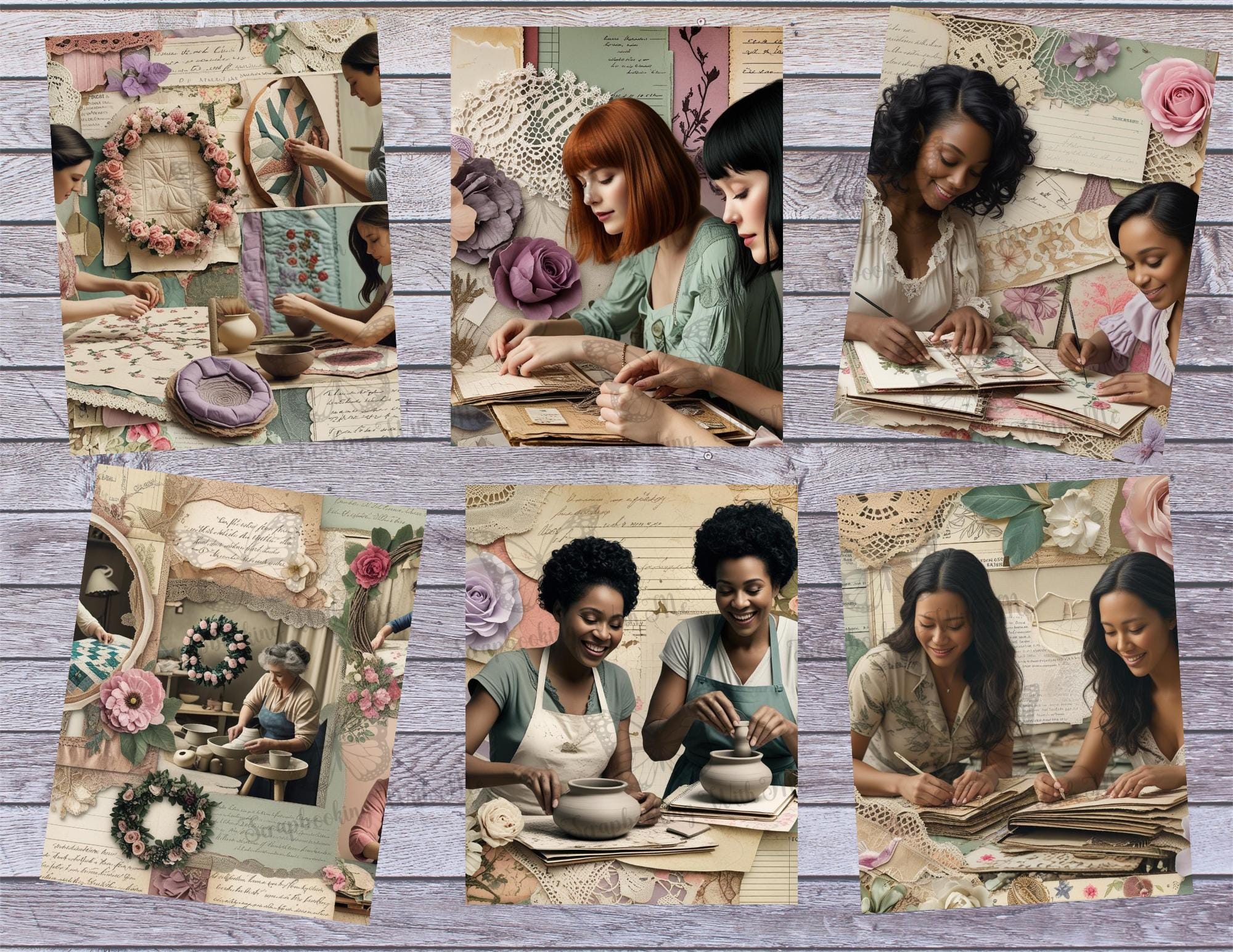 Printable Multicultural Digital Kit Featuring Global Crafts and ...