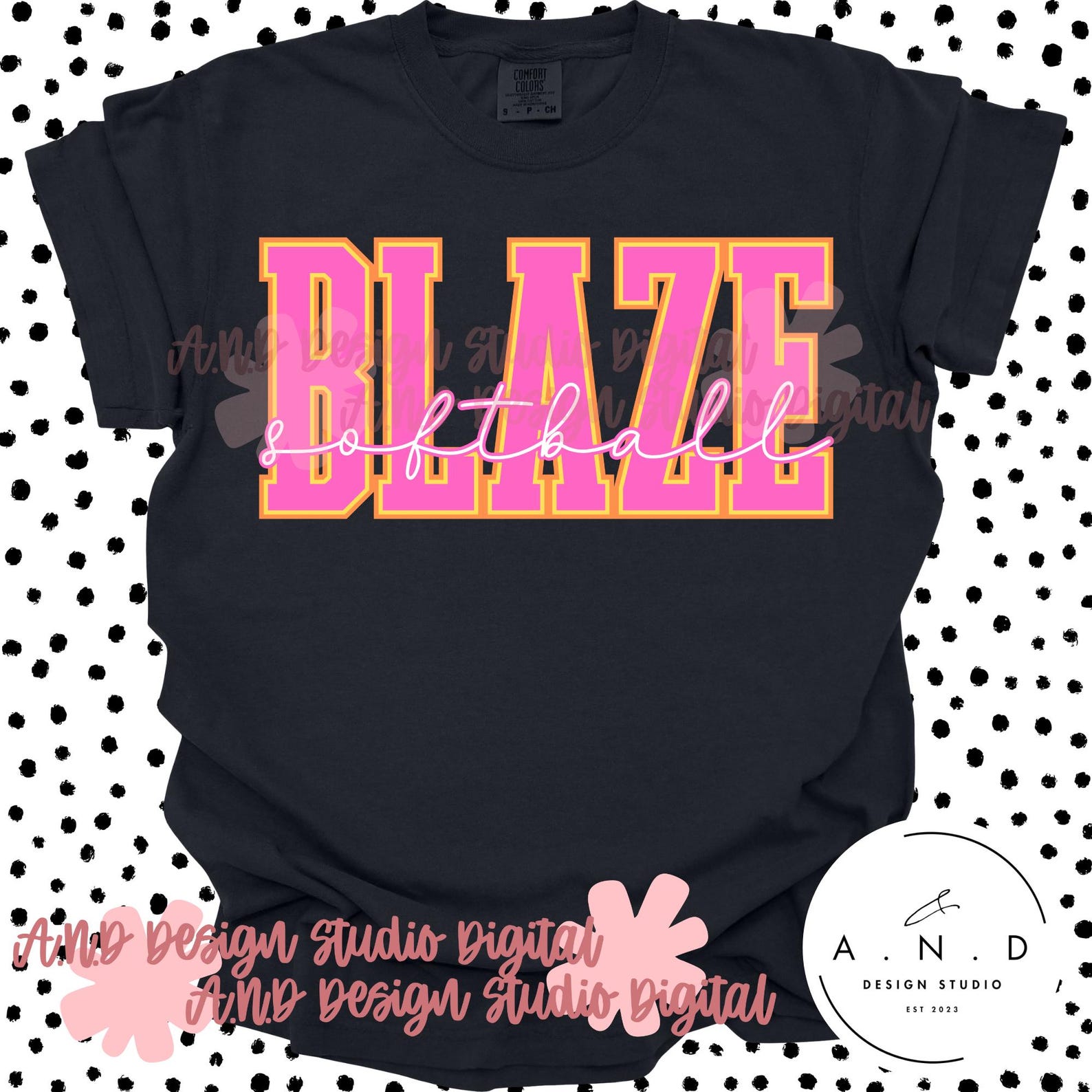 BLAZE SOFTBALL - PNG - Etsy